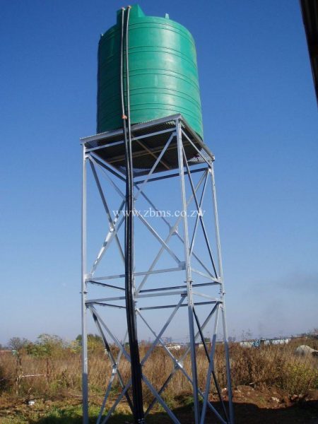 3.5m height water tank stand - Zimbabwe Building Materials Suppliers