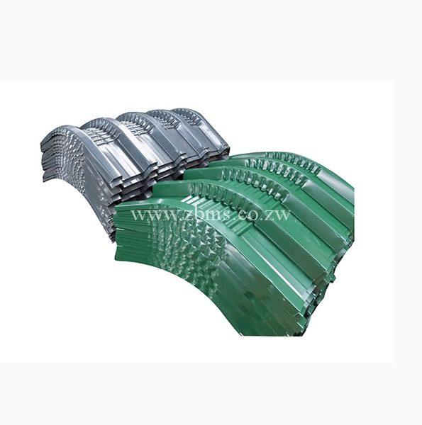 0.4mm by 750mm by 800mm cranked ridge - Zimbabwe Building Materials ...