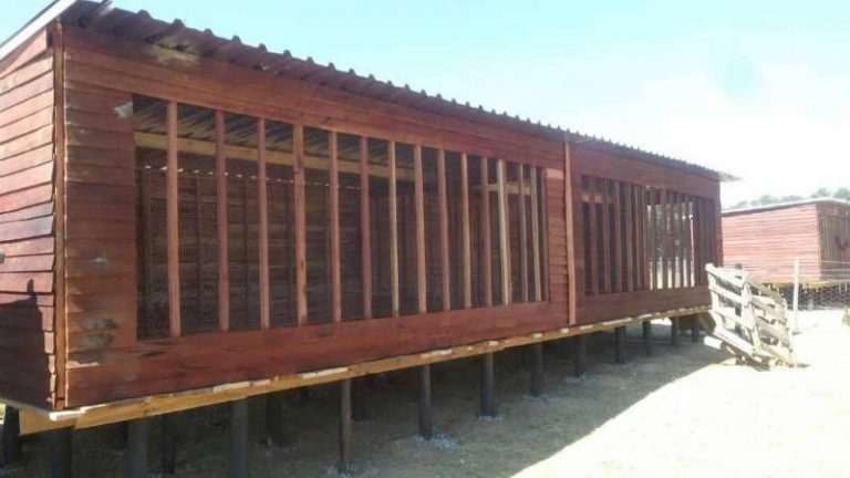 CFRWC01 14m by 3m fowl run cabin wooden - Zimbabwe Building Materials ...