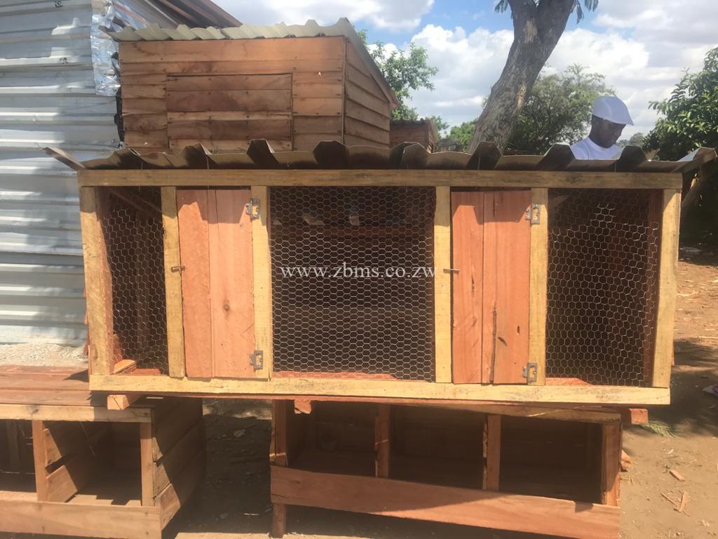 Rabbit Cages Prices |Wooden Cabins| Zimbabwe Building Materials Suppliers